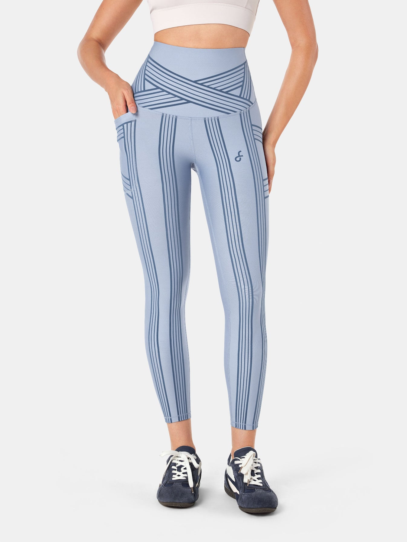PowerBand Resistance 7/8 Leggings (Reversible Wear) – Fanka